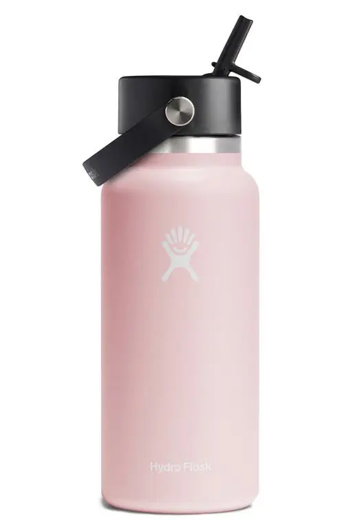 HYDRO FLASK 32-ounce Wide Mouth Flex Straw Cap Water Bottle - Trillium