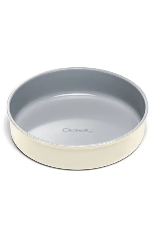 CARAWAY Nonstick Ceramic Round Cake Pan - Cream