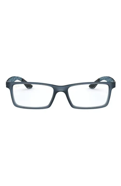 Ray-ban 53mm Rimless Eyeglasses - Blue