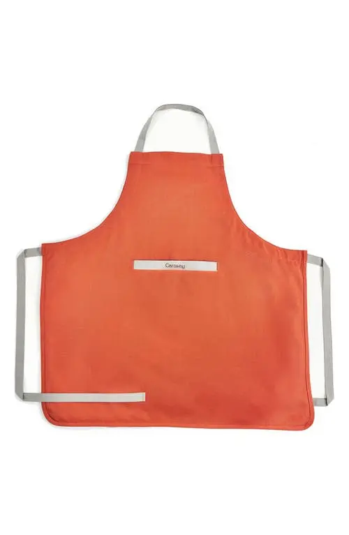 CARAWAY Cotton Apron - Perracotta
