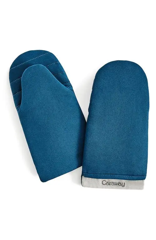 CARAWAY Set Of 2 Oven Mitts - Navy