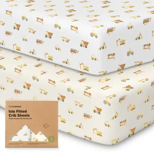 KEABABIES Isla Fitted Crib Sheets - Construction