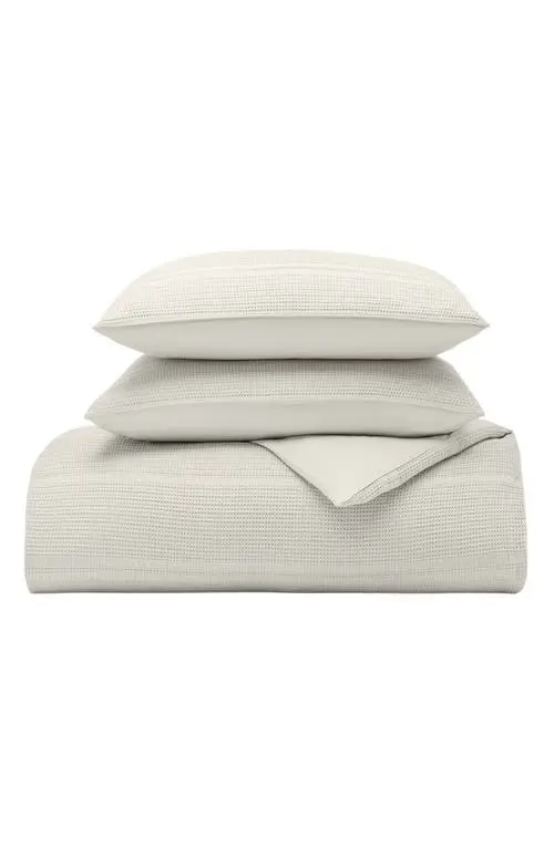 BOLL & BRANCH Waffle Weave Organic Cotton Duvet Cover & Sham Set - Mist