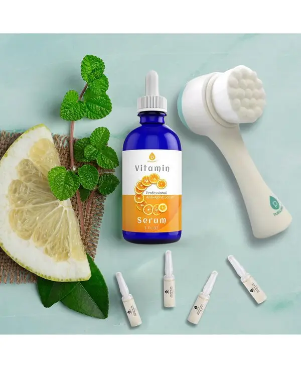 PURSONIC Anti-aging-exfoliation Set With Vitamin-c Serum