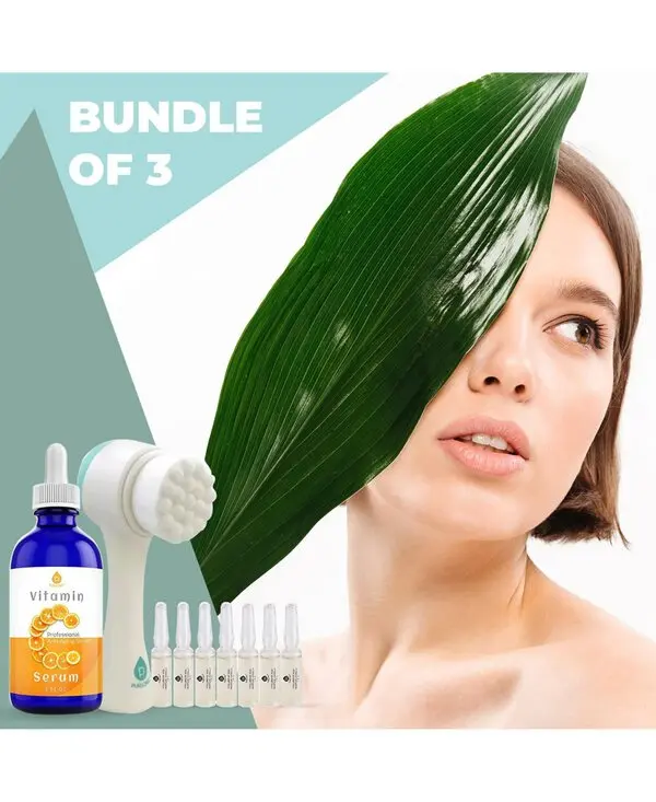 PURSONIC Anti-aging-exfoliation Set With Vitamin-c Serum