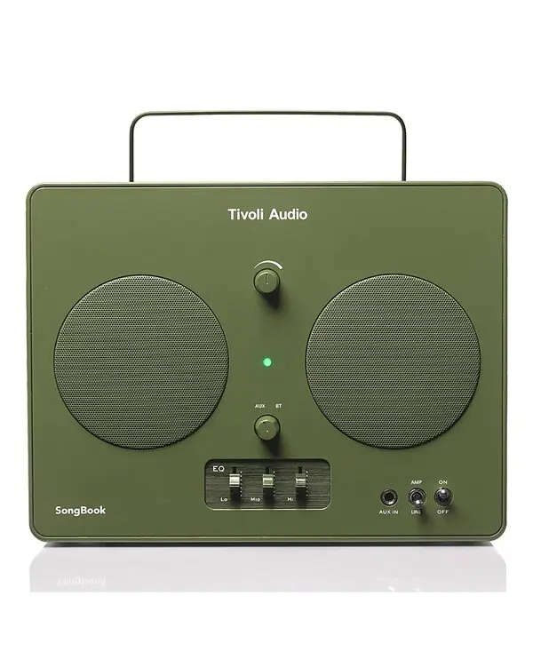 TIVOLI AUDIO Songbook Bluetooth Speaker With Built-in Pre-amp And Carrying Handle - Green