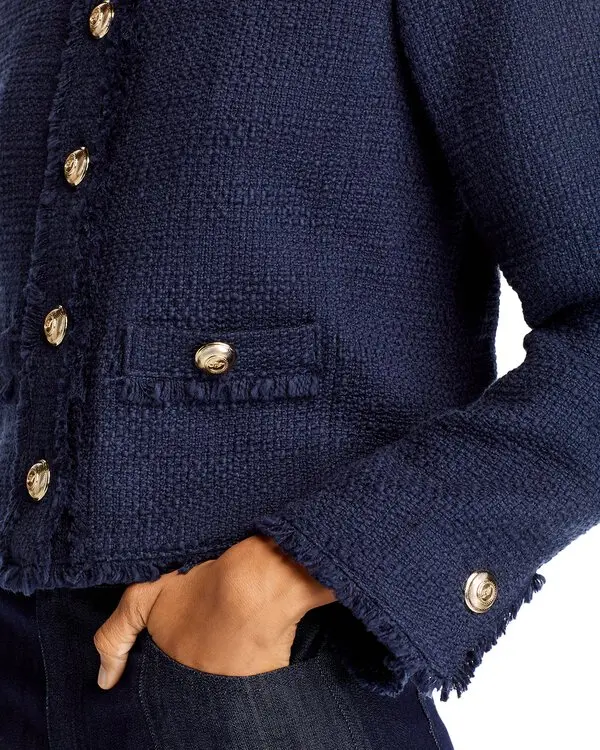 Cinq À Sept Christie Tweed Jacket - Navy