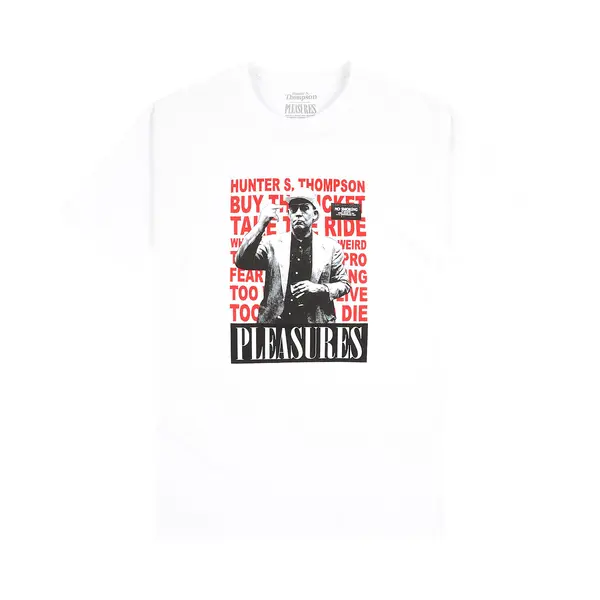 PLEASURES No Smoking Graphic T-shirt - White