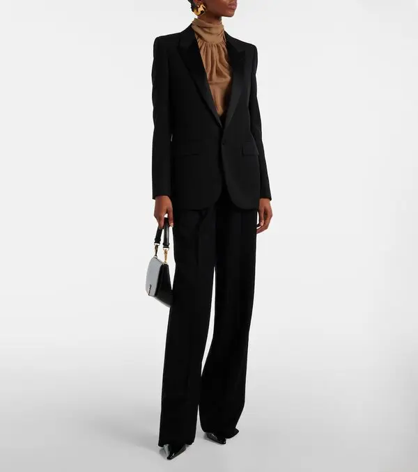 Saint Laurent Virgin Wool Blazer