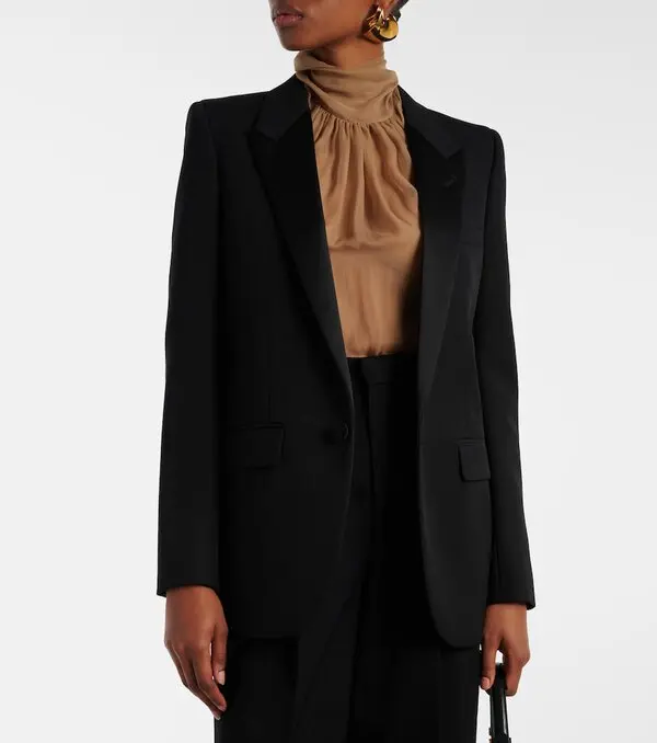 Saint Laurent Virgin Wool Blazer