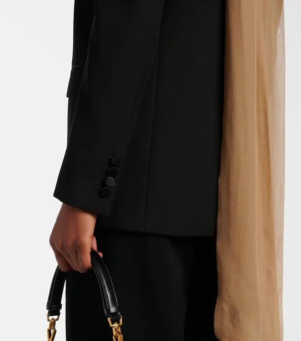Saint Laurent Virgin Wool Blazer