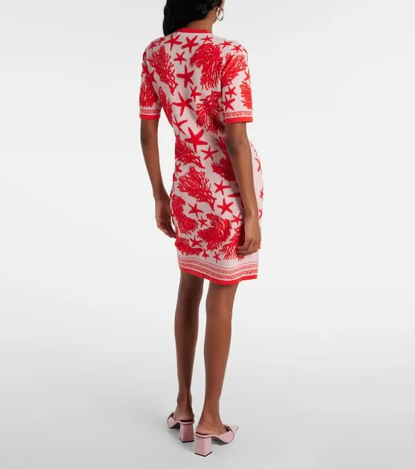 Versace Barocco Sea Jacquard Minidress