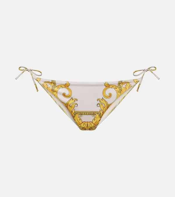 Versace La Coupe Des Dieux Bikini Bottom - Beige