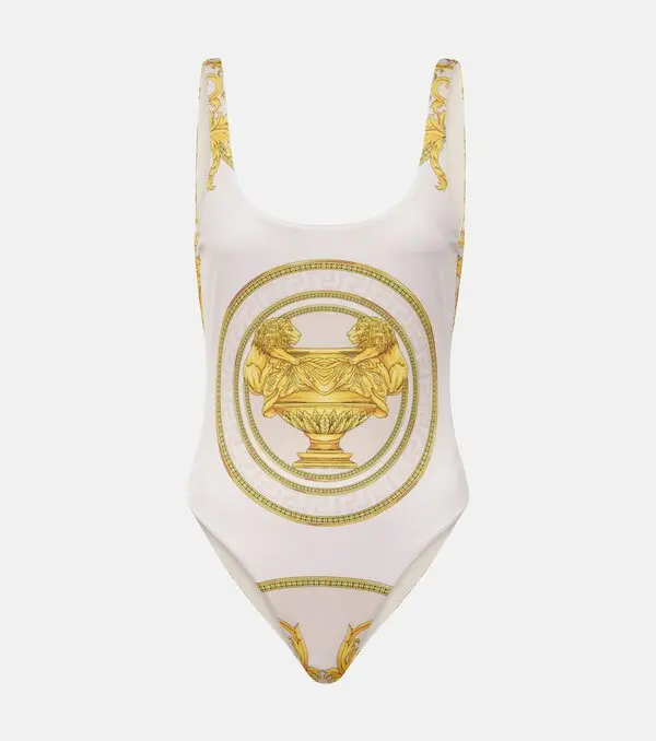 Versace La Coupe Des Dieux Bikini Bottom - Beige