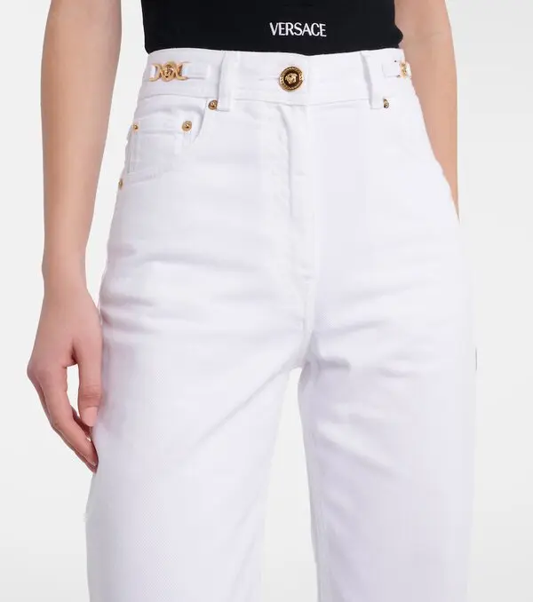Versace Medusa '95 Straight Leg Jeans - White