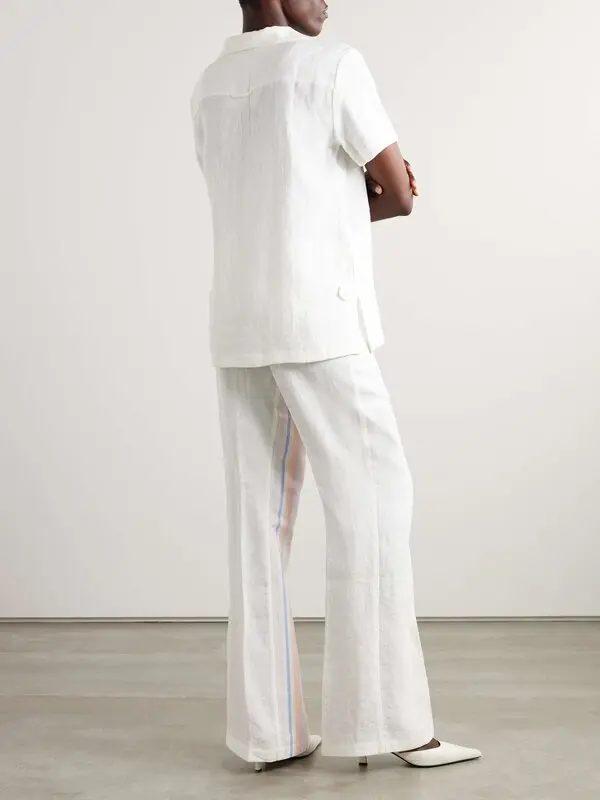Unknown Aaron Linen Shirt And Pants Set