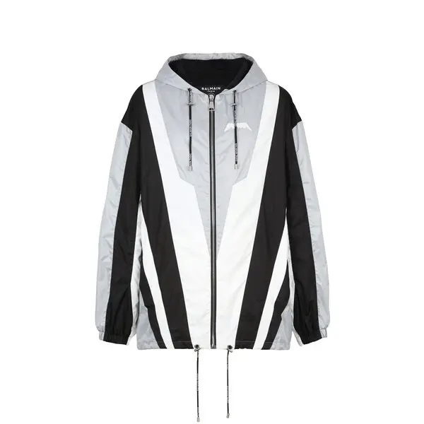 Balmain Windbreaker Jacket - Black