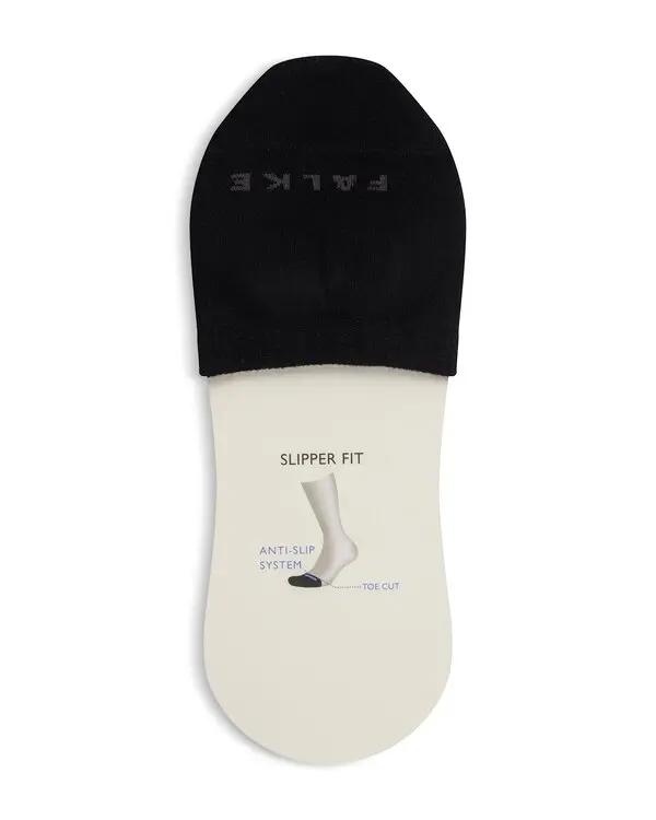 Falke Anti Slip No Show Invisible Socks - Black