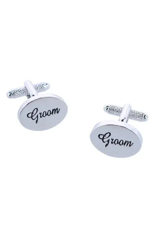 Trafalgar Groom Cuff Links - Silver