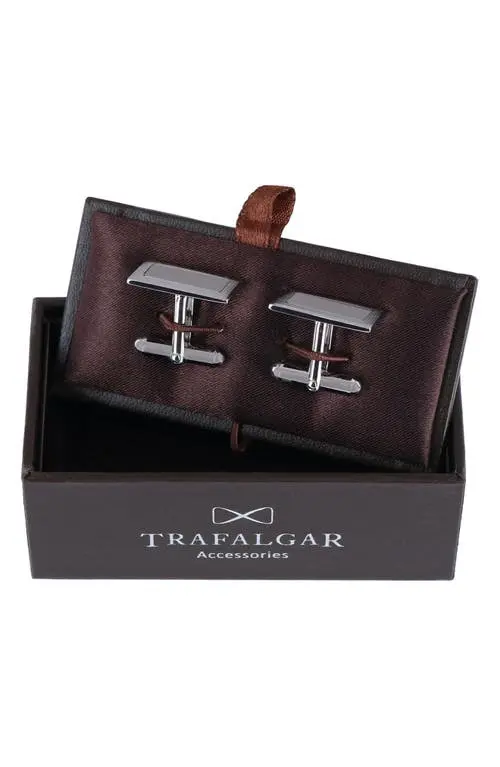 Trafalgar Sterling Rectangle Cuff Links