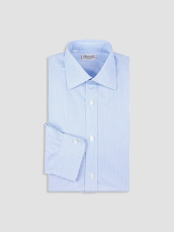 Charvet Pinstriped Cotton Dress Shirt