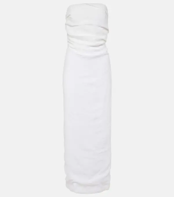 Tove Bridal Sabella Linen Maxi Dress
