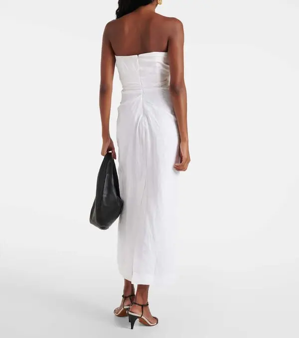 Tove Bridal Sabella Linen Maxi Dress