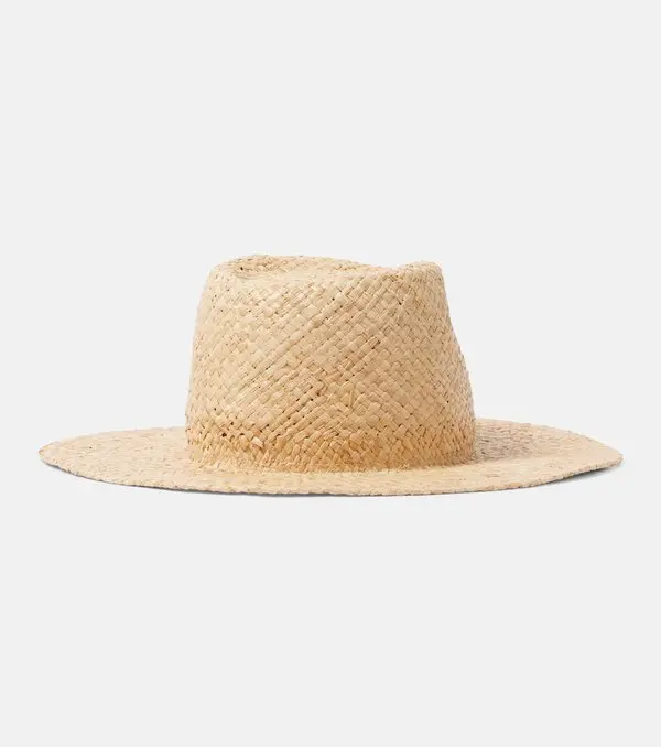 Ruslan Baginskiy Straw Fedora - Beige