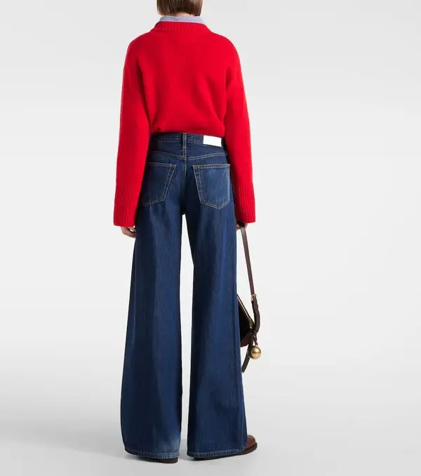RE/DONE Palazzo Mid-rise Wide-leg Jeans