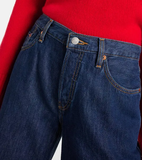 RE/DONE Palazzo Mid-rise Wide-leg Jeans