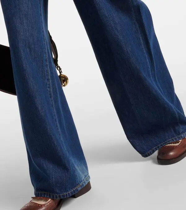 RE/DONE Palazzo Mid-rise Wide-leg Jeans