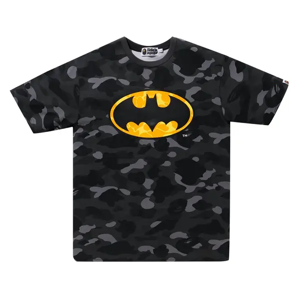 A BATHING APE X Dc Batman Color Camo Tee - Black