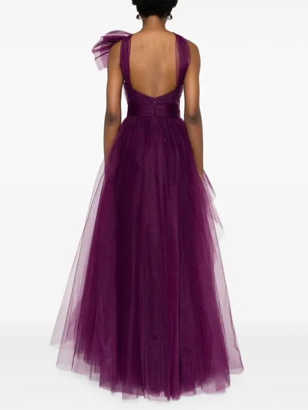 GEMY MAALOUF Asymmetric Tulle Gown