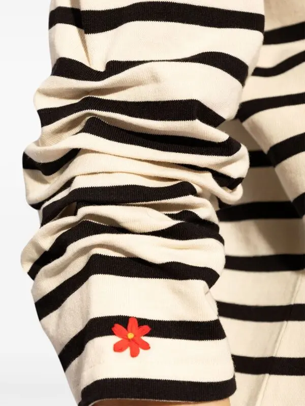 Tory Burch Stripe-pattern Cotton Dress