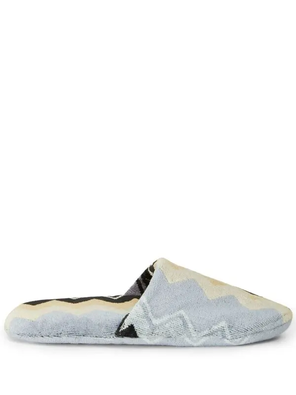 Missoni Giacomo Cotton Slippers - Blue