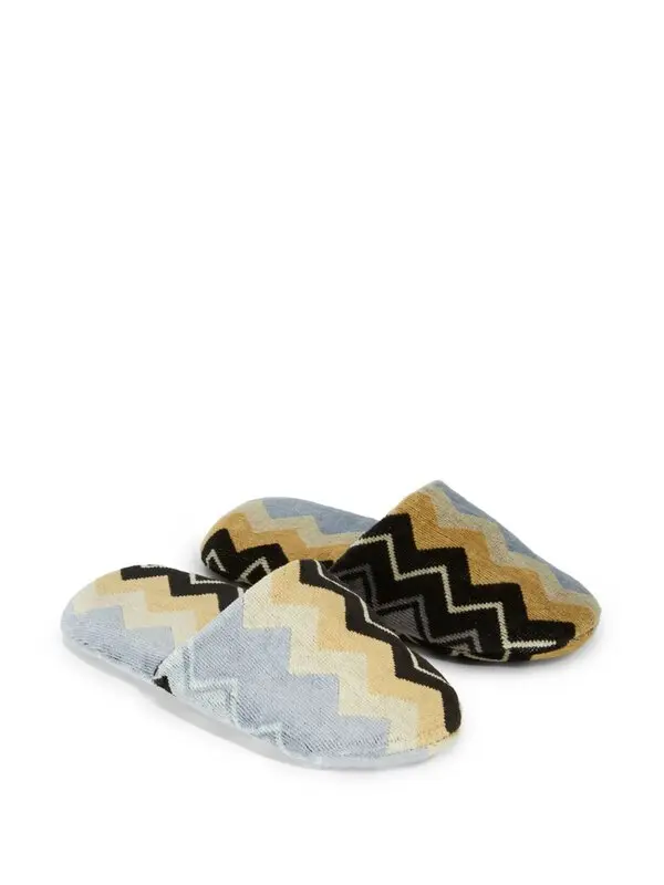 Missoni Giacomo Cotton Slippers - Blue