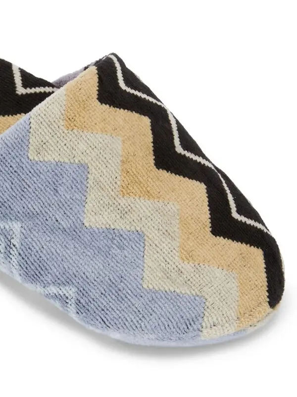 Missoni Giacomo Cotton Slippers - Blue