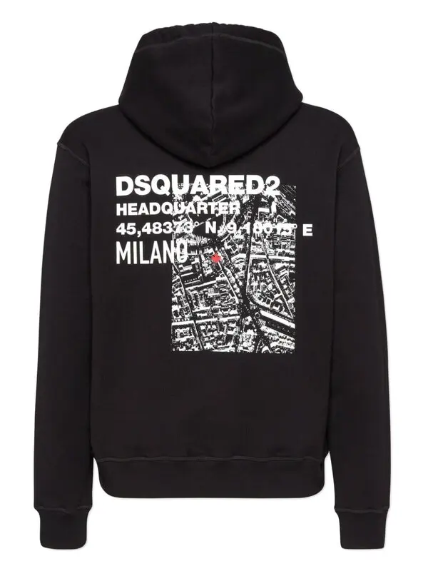 Dsquared2 Logo-print Cotton Hoodie