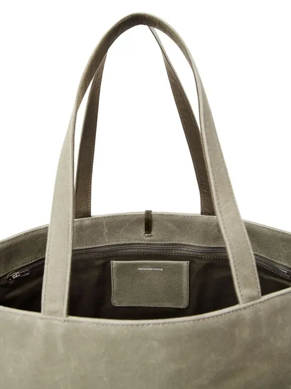 Alexander Wang Embossed Logo Tote Bag - Neutrals