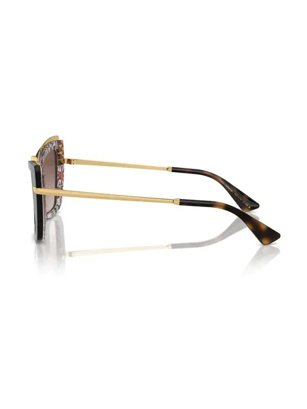Dolce & Gabbana Double-layer Cat-eye Sunglasses