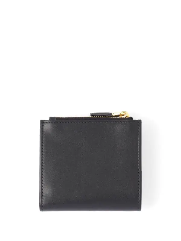 Prada Small Logo-plaque Leather Wallet
