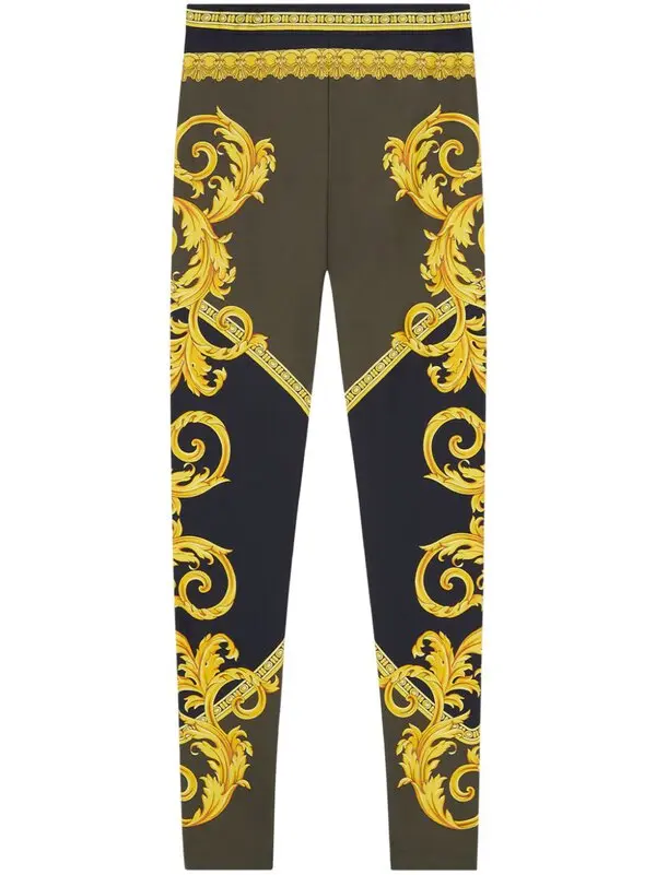 Versace La Coupe Des Dieux Leggings - Black