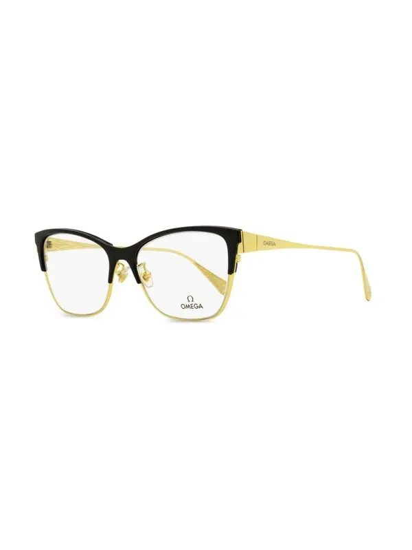 Omega Butterfly Frame Glasses - Black