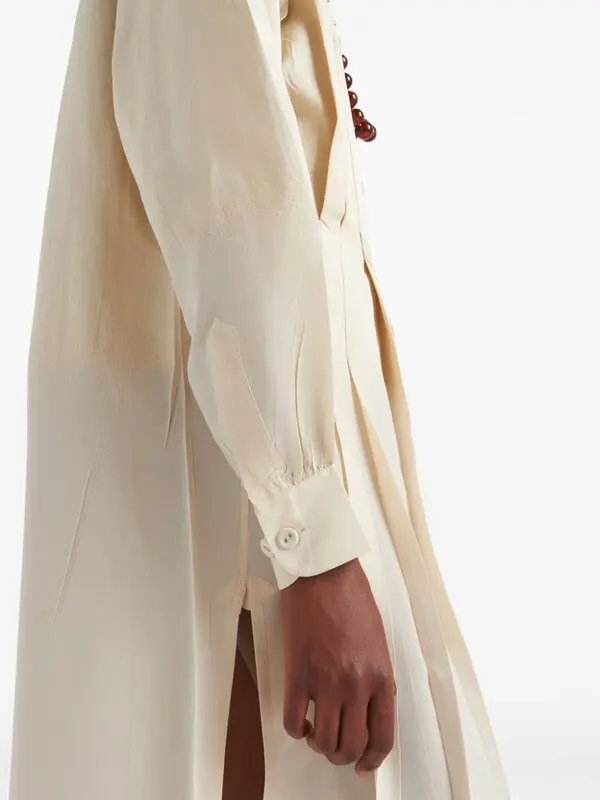 Prada Gradient-effect Silk Midi Dress