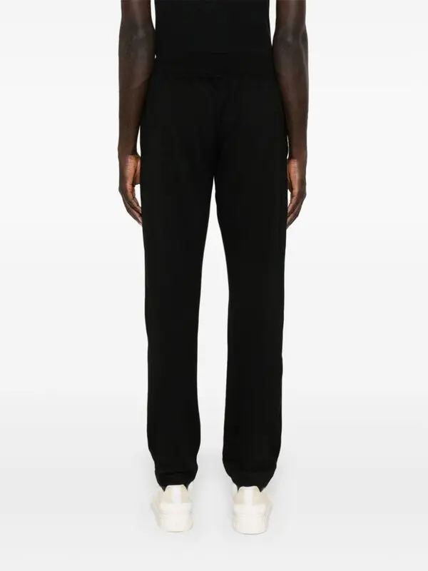 Kiton Cotton Tapered Track Pants - Black