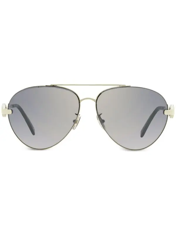 Omega Navigator-frame Sunglasses - Silver