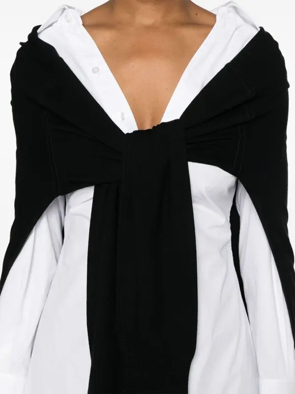 Rokh Faux-sleeves Knitted Cardigan