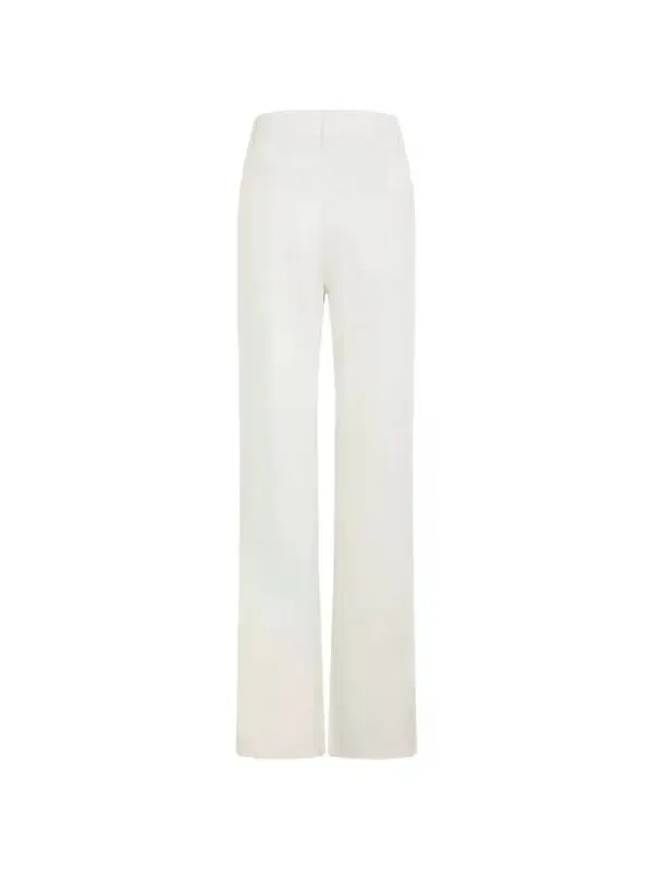 Rabanne Paillette-embellished Flared Jeans - White