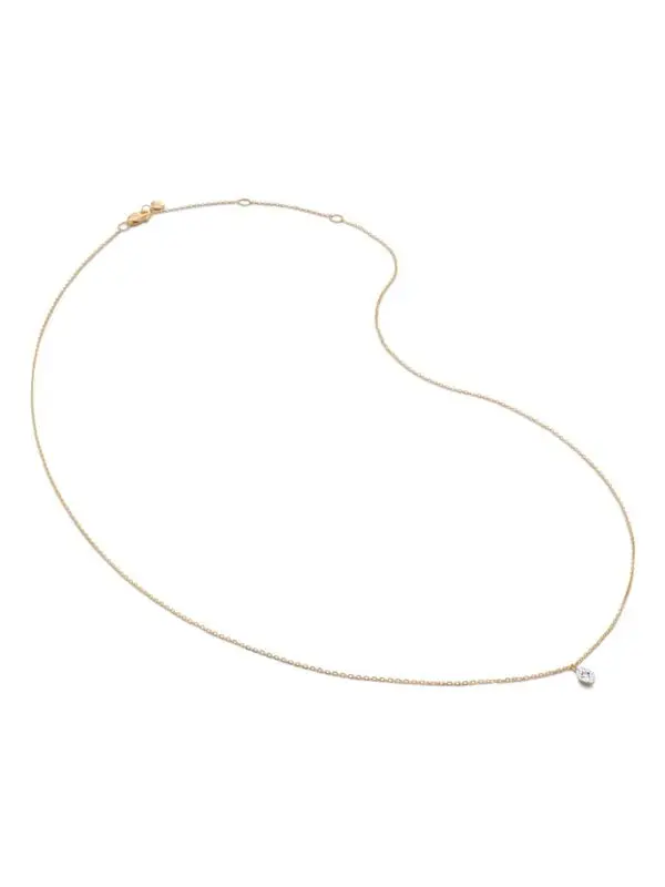 Monica Vinader 14kt Yellow Diamond Necklace - Gold