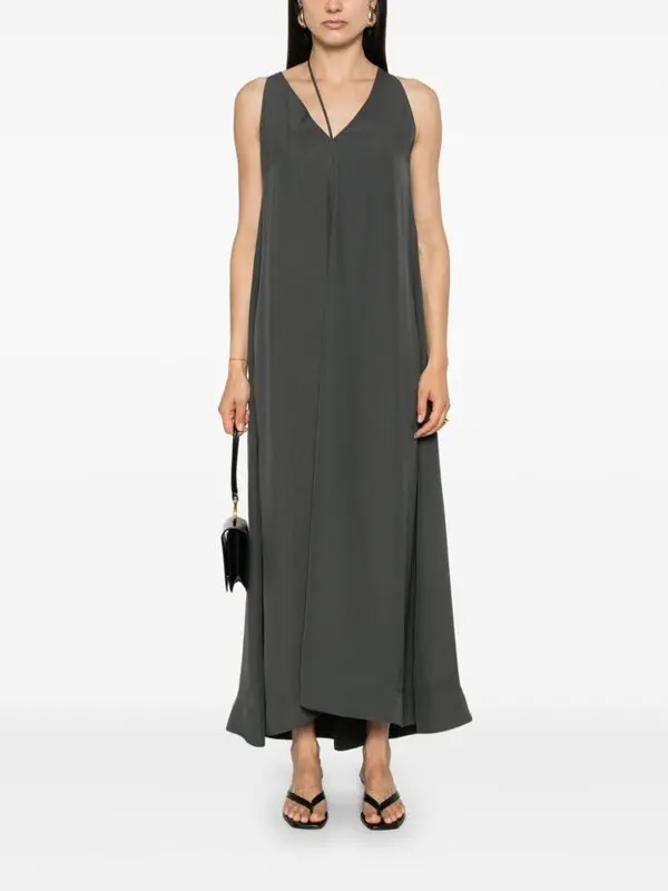 TOTEME A-line Maxi Dress - Grey